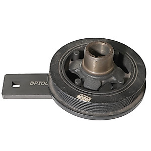 Crankshaft Wrench Crankshaft Vibration Harmonic Damper Holder Tool compatible with VW Routan Dodge Chrysler Ram 3.6L replace 10198A