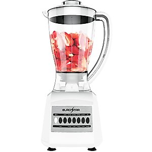 EUROSTAR EBL820WH 450W 10-Speed Plastic Jar Blender, White