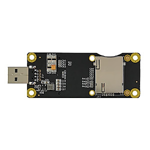 EXVIST 4G LTE Industrial Mini PCIe to USB Adapter W/SIM Card Slot for WWAN/LTE 3G/4G Module Applicable for M2M & IoT Applications Like Raspberry Pi Industrial Router IP Camera Digital Signage etc.