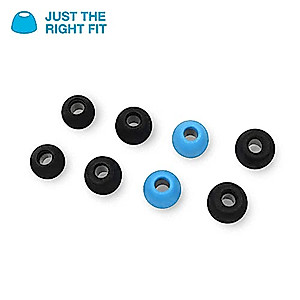 JLab Epic Air ANC True Wireless Bluetooth 5 Earbuds | Active Noise Canceling | IP55 Sweatproof | 12-Hour Battery Life, 36-Hour Charging Case | + Cloud Foam Mnemonic Earbud Tips