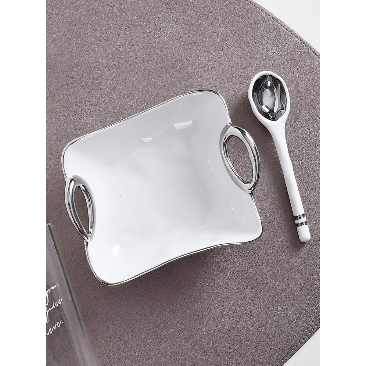 Pampa Bay Get Gifty Bowl & Spoon Set, Handles Design