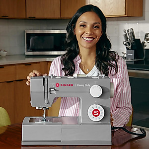 SINGER | 4423 Heavy Duty Sewing Machine With Included Accessory Kit, 97 Stitch Applications, Simple, Easy To Use & Great for Beginners
