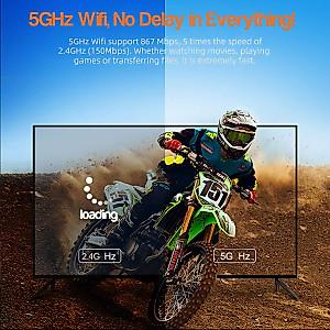 FIYAPOO 4K Wireless Display Dongle, WiFi HDMI Display Receiver, Miracast Dongle Adapter Screen Mirroring from Phone/Pad to TV/Projector, Support Miracast DLNA AirPlay Chromecast & Netflix (Red)