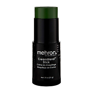 Mehron Makeup CreamBlend Stick (0.75 Ounce) (GREEN)