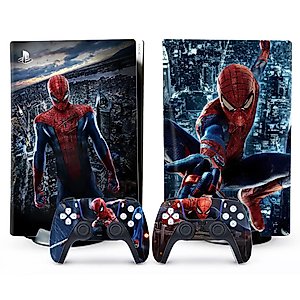Stickers for PS5 Disc Version Console and Controller,Durable Scratch Resistant Bubble-Free Cover Skin for Playstation5 Disk Edition…