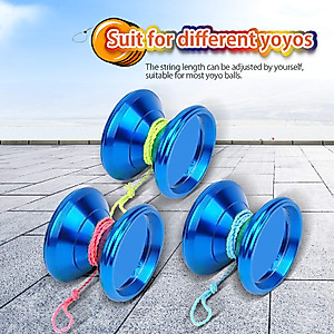 HNYYZL Polyester Yoyo String with 100pcs Professional Yoyos String Replacement for Responsive and Non Responsive Yoyos and 10 Pieces Finger Brace