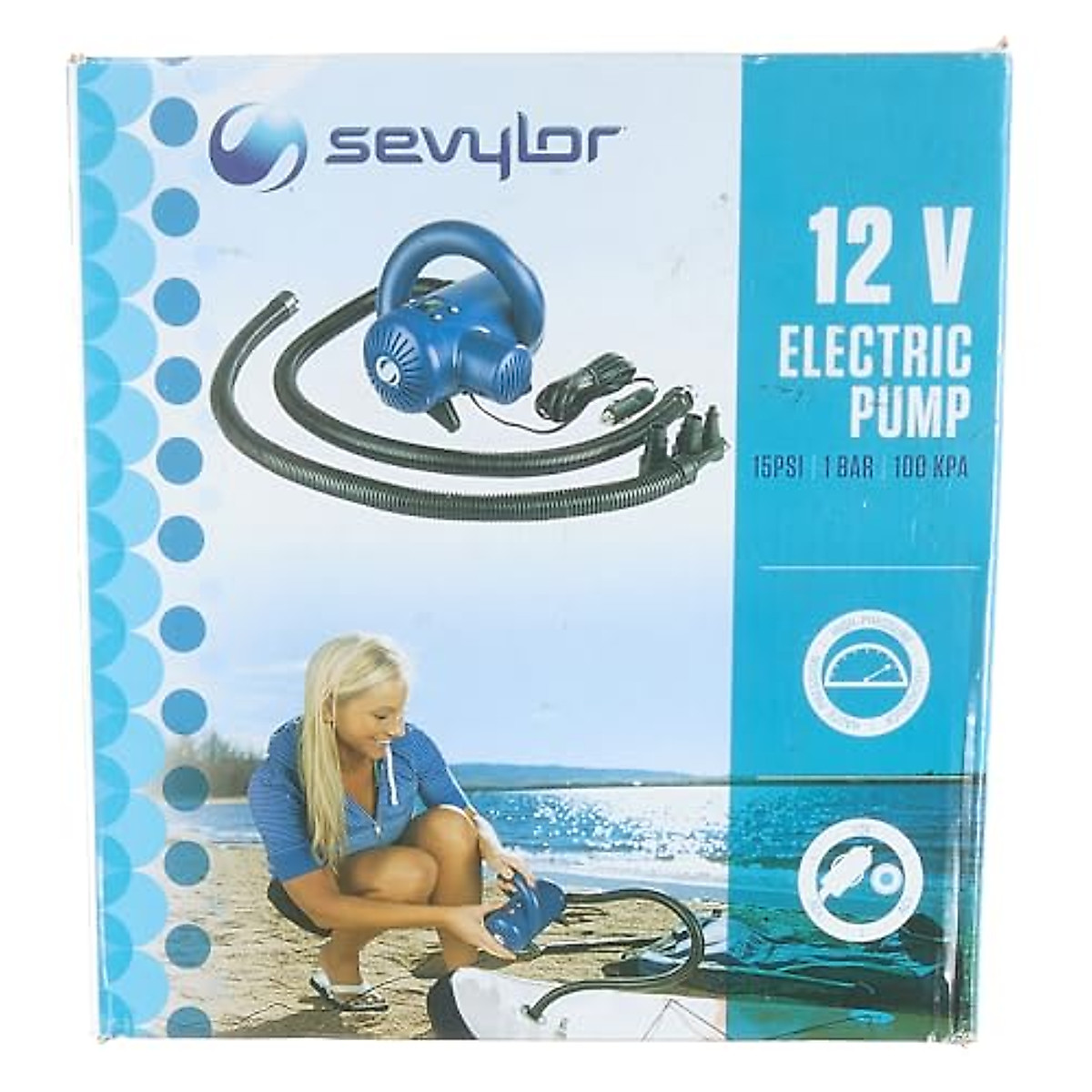 Sevylor Electric 12V Pump, Blue