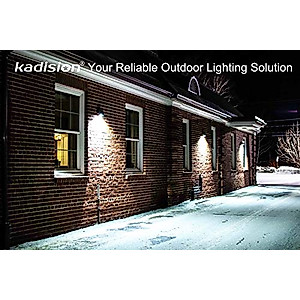 kadision 30W LED Wall Pack Light with Dusk-to-Dawn Photocell, 0-90° Adjustable Head Full Cutoff Waterproof Outdoor Lighting Fixture, 3600lm 5000K Daylight 100-277V ETL Listed
