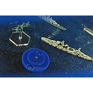 LITKO Circle Combat Dials | Wound Health Tracker | Life Counter | Tabletop Games | Collectible Card Games | Living Card Games | Role Playing | RPG | 0-100 (Blue)