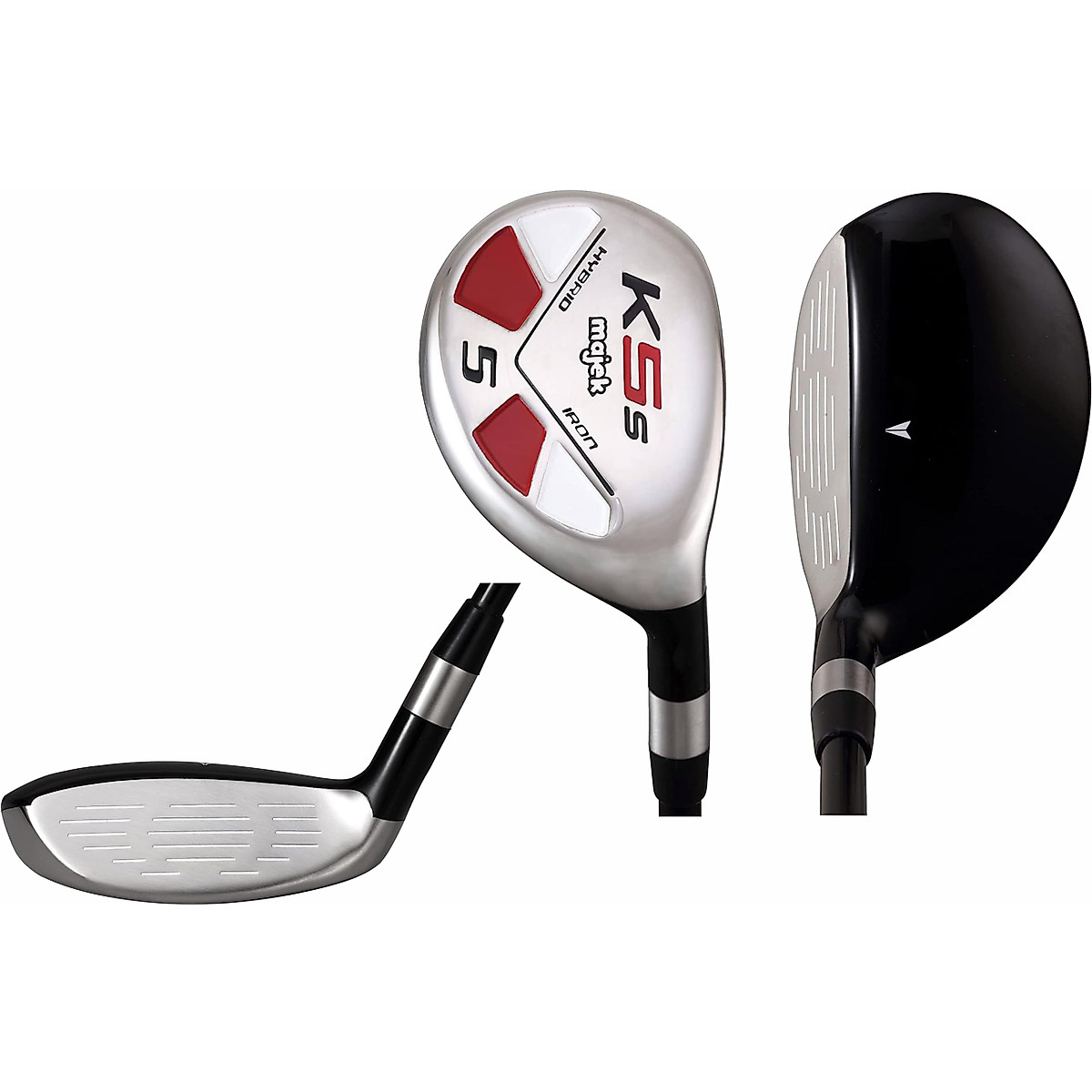 Senior Men’s Majek Golf All Hybrid Partial Set, which includes: #5, 6, 7, 8, 9, PW Senior Flex Right Handed New Utility “A” Flex Club