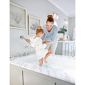 Moen Eva Chrome Two-Handle Deck Mount Roman Tub Faucet Trim Kit, Valve Required, T943