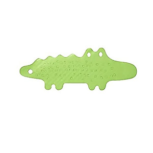 Ikea Patrull Bathtub Mat, Crocodile Green
