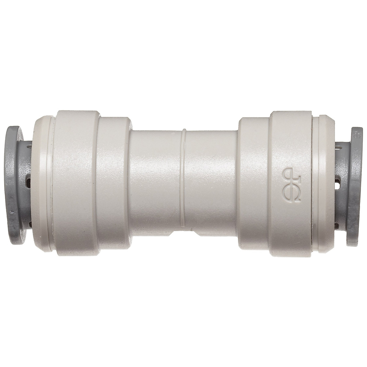 John Guest Acetal Copolymer Tube Fitting, Union Straight Connector, 1/4" Tube OD (Pack of 10)
