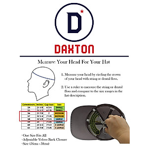 Daxton Structured Baseball Hat Cap Old English A to Z Letter Number Initial-Navy, Letter B