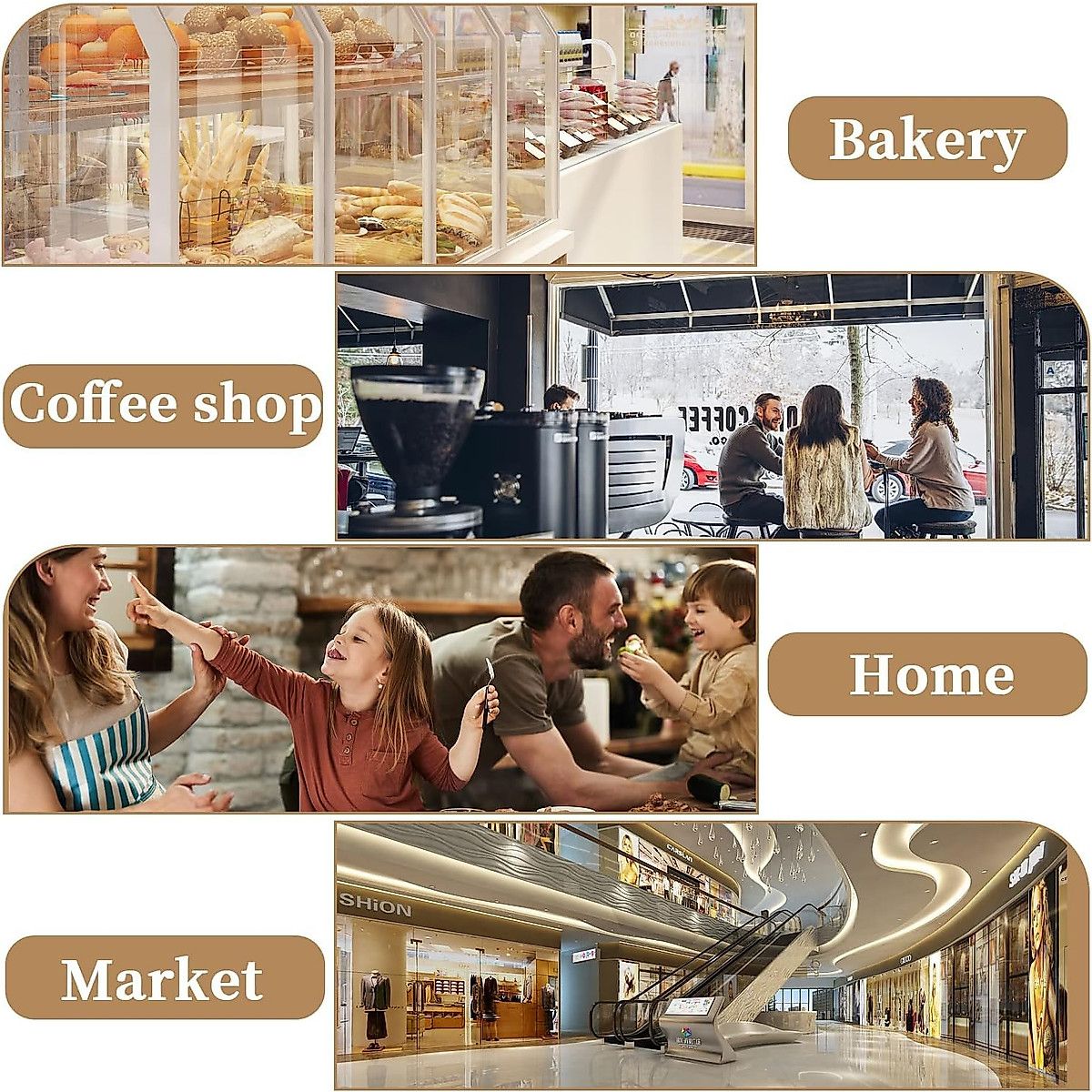 Paper Bread Bags - 30 Pack - Homemade Bread Storage Bags with Clear Window Includes Label Seal Stickers -Bakery Packaging Bags for Cookies, Bread, and Treats - Large Kraft 13.7x8.2x3.5inch Brown