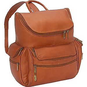 David King & Co. Computer Back Pack, Tan, One Size