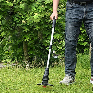 Household Rechargeable Grass Lawn Trimmers, Small Cordless Strimmer, Mower Weeder Multi-Function Lithium Battery Lawn Weeding for Tree Lawn Care Home Gardening Lawn Mower