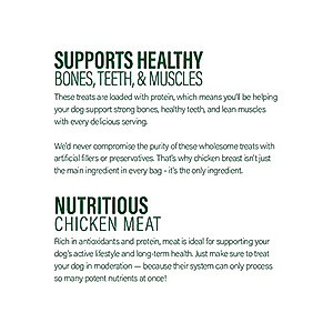 360 Pet Nutrition Freeze Dried Raw Single Ingredient Liver Treats - for Dogs, Made in The USA, 4 Ounce (Beef Liver, Bison Liver, Chicken Liver) (Chicken Breast)