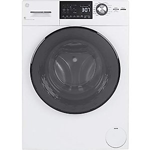 GE GFQ14ESSNWW 24" Electric Front Load Washer Dryer Combo with 2.4 cu. ft. Capacity, 14 Cycles, Electronic Touch, in White