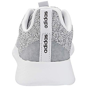 adidas Women's Puremotion Running Shoe, White/Black, 9