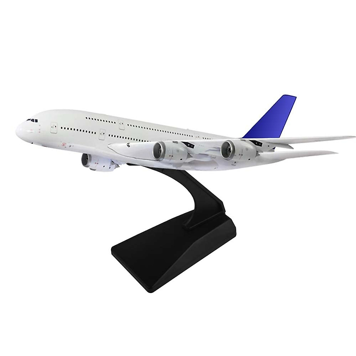 XINMEIWEN 5Pack Plastic Model Plane Display Stand Universal Aircraft Model Plane Stand Without Airplane Model for Building Blocks Planes (Black)