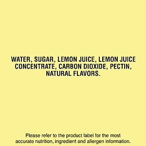 Sanpellegrino Italian Sparkling Drink Limonata, Sparkling Lemon Beverage, 24 Pack of 11.15 Fl Oz Cans