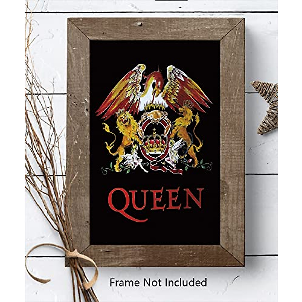 XIHOO Christ-EZ Queen Crest large fabric poster/flag - Matte poster Frameless Gift 12 x 18 inch(30cm x 46cm)