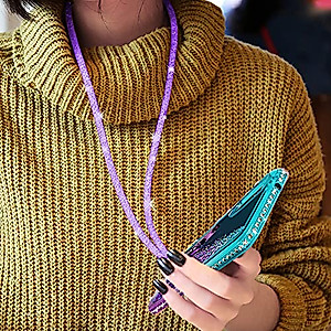 Silverback for Galaxy A32 5G Case with Ring Stand Kickstand, Women Girls Bling Holographic Sparkle Glitter Cute Cover, Diamond Ring Protective Phone Case for Samsung Galaxy A32 5G-Purple