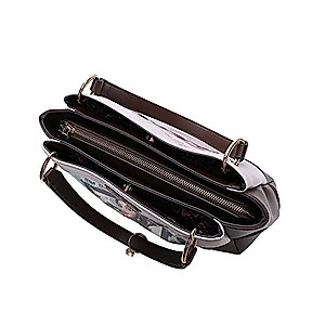 Nicole Lee FASHION LOVE CAT PRINT SATCHEL