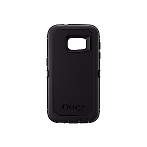 OtterBox Samsung Galaxy S7 Defender Series Case - BLACK, rugged & durable, with port protection, includes holster clip kickstand