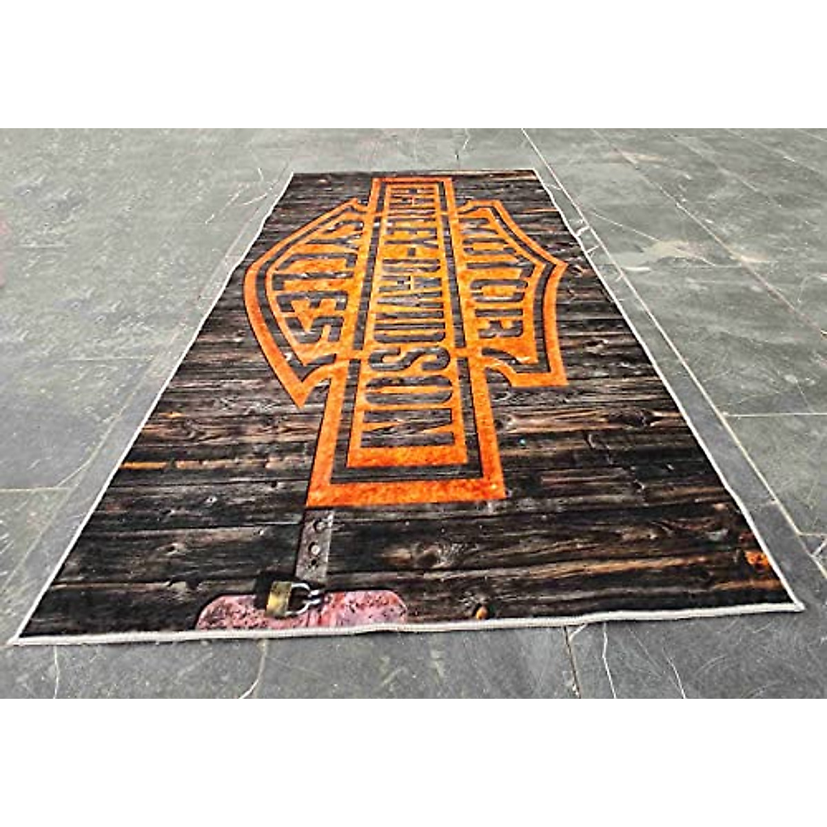 Generic Harley Rug, Area Rugs for Living Room, Bedroom Rug, Home Decor Rug, Harley Davidson Gifts, Carpet, Rug, Modern Rug, Popular Rug, Themed Rug Hrly14.3(47”x70”)=120x180cm, (47”x70”)=120x180cm