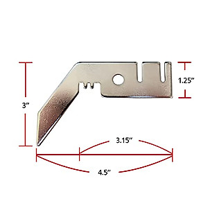 Hecis Double Crossbar Hanger, Backdrop Hanger, Crossbar Valance Hangers, Wedding, for Pipe and Drape Backdrop Stand (3" Hanger, 2 Pack)