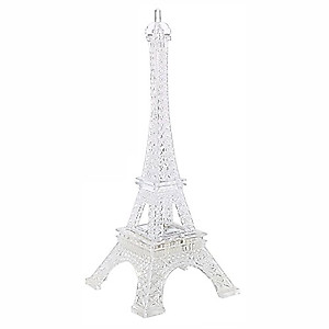 Colorful Eiffel Tower Lighting Desk Bedroom Decoration LED Lamp (7.6 Inch)