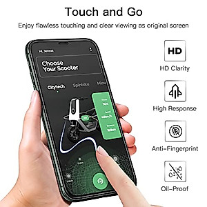 JETech Full Coverage Screen Protector for iPhone 11 Pro Max/iPhone XS Max 6.5-Inch, Black Edge Tempered Glass Film with Easy Installation Tool, Case-Friendly, HD Clear, 3-Pack