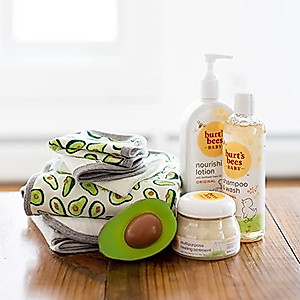 Burt's Bees Baby Washcloths, Absorbent Knit Terry, Super Soft 100% Organic Cotton,3 Count (Pack of 1)