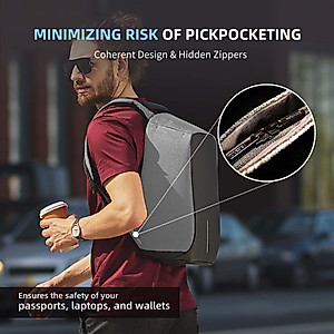 XD Design Bobby Original Anti-Theft Laptop Backpack with USB Port (Navy)