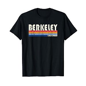 Retro Vintage 70s 80s Style Berkeley, CA T-Shirt