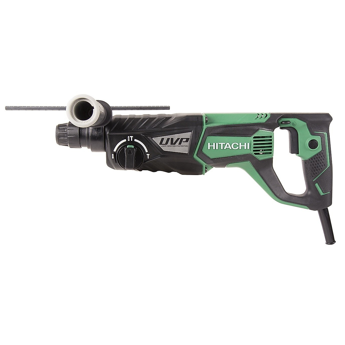 Hitachi DH28PFY 1-1/8 Inch SDS Plus Low Vibration Rotary Hammer, 3-Mode, VSR
