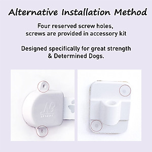 Neobay Adjustable Door Strap and Latch, Textile Cat Door Latch to Keep Dog Out of Litter Box, Economical Alternative of Pet Gates and Interior Cat Door, Magnetic 1 Pack