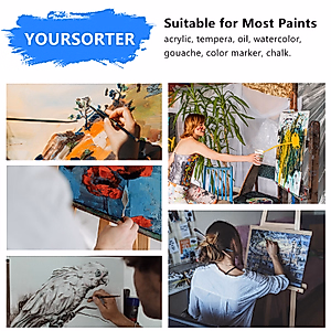 Canvases for Painting 12 Pack, Painting Canvas Boards 8x10(6pcs), 9x12(3pcs), 11x14(3pcs), Primed 100% Cotton Blank Canvas Panels Painting Supplies for Acrylic Oil Tempera Watercolor Paints