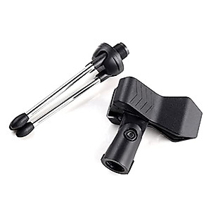 Mikinona 2pcs microphone stand microphone tripod mic holder bracket desk mic table mic stand microphone support mic bracket tabletop tripod microphone mount plastic desktop selfie stand
