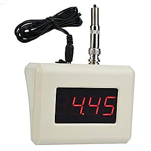 Digital Meter -025M Online Meter Water Quality Monitor Instantly Digital Display 24 Hours Continuously Work Resolution with Electrode Probe BNC US 110V