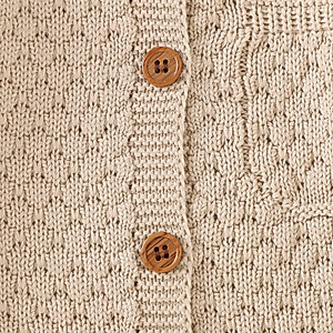 mimixiong Cotton Baby Romper Newborn Baby Knitted Clothes Longsleeve Sweater Outfit for Boy and Girls with Warm Hat Set Camel