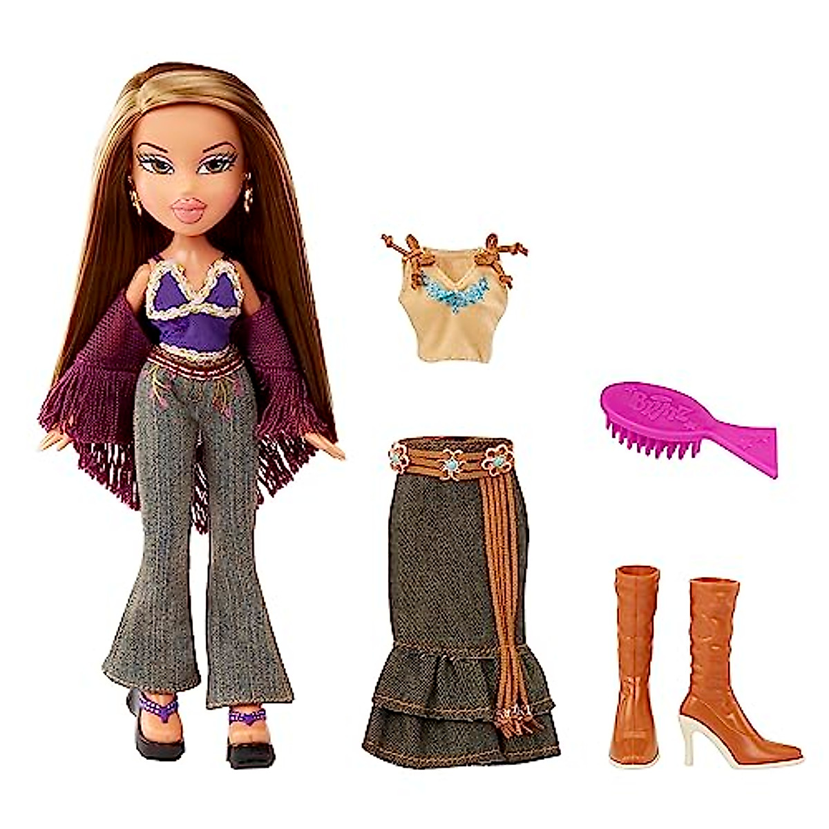 Bratz Original Fashion Doll Fianna Series 3 with 2 Outfits and Poster, Collectors Ages 6 7 8 9 10+