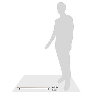 Umbra Twilight Curtain Rod Set – Wrap Around Design Ideal for Blackout or Room Darkening Panels, 28 to 48 Inches, Nickel