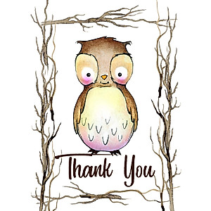 A Paper Smile Woodland Animal Thank You Cards Boxed Set 35 Note Cards