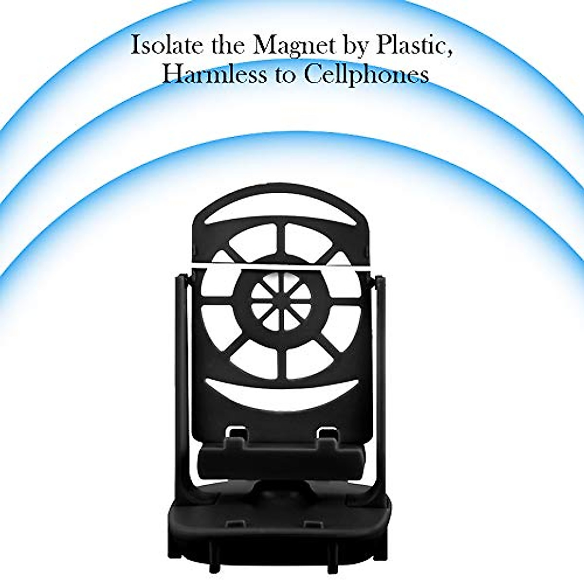 Seltureone Phone Swing Compatible for Pokemon GO Plus Cellphone Pedometer Steps Counter Accessories, (Super Mute) (Support 2 Phones) Quick Steps Earning Device with USB Cable, Phone Holder- Black