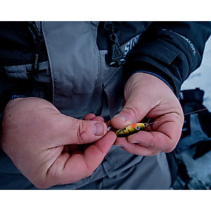 Northland Fishing Tackle Buck-Shot Ice Fishing Rattle Spoon, Purple Wonder, 3/8 Oz, 1/Cd