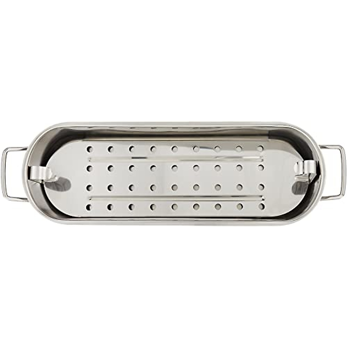 Norpro Stainless Steel Fish Poacher, 18in x 4.5in, As Shown