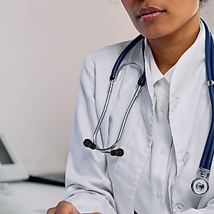 Black Stethoscope Ear Tips Stethoscope Replacement Earpiece Soft Stethoscope Ear End Stethoscope Earbuds for Hospital Clinic Doctor 10pcs